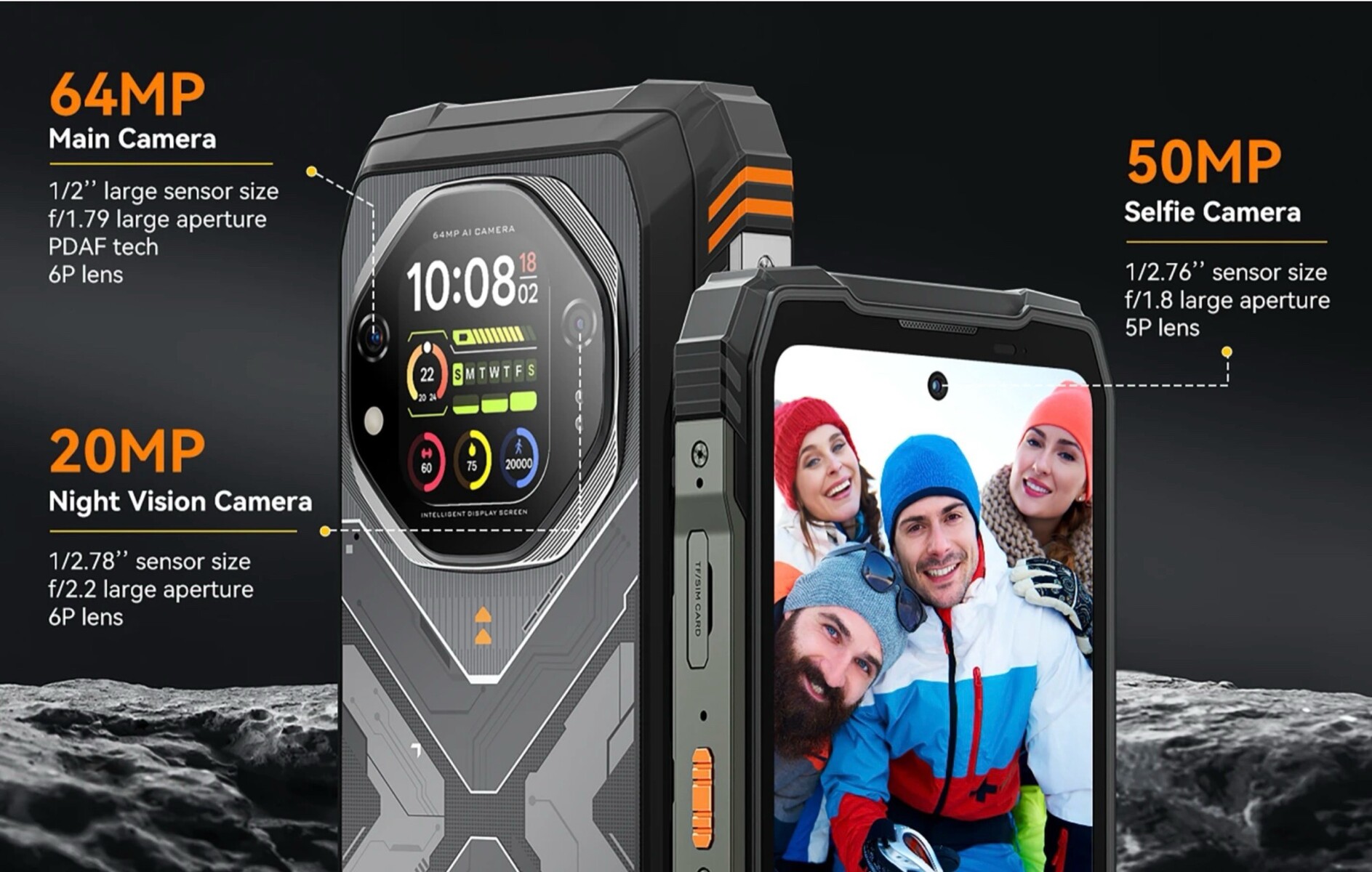 Oscal Launches the Tank 1: A Rugged Smartphone with a 20,000 mAh Battery and Secondary Display ...